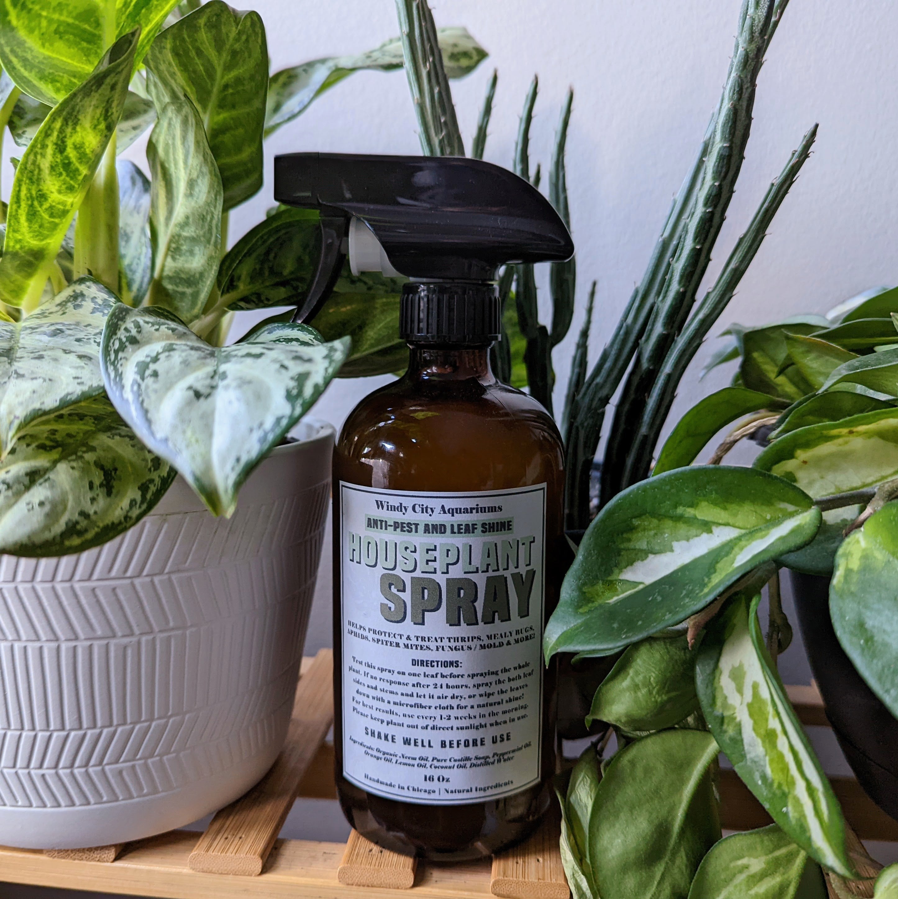 Anti-Pest & Leaf Shine House Plant Spray | Windy City Aquariums
